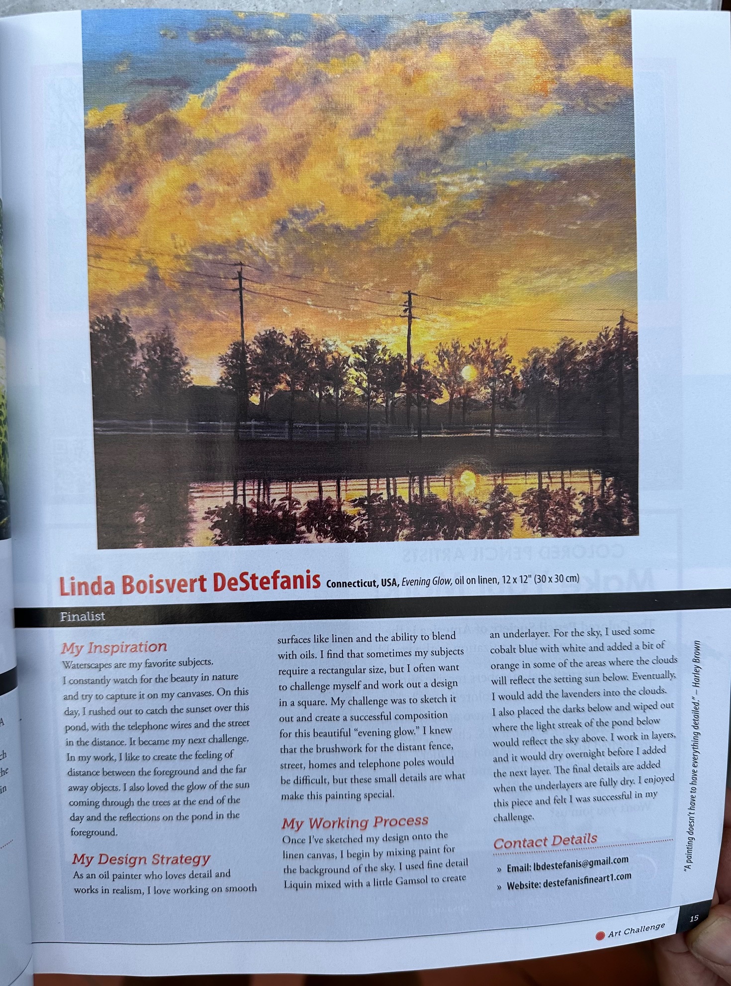 Artists corner – Lyme Art Association